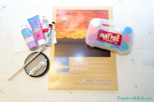 Field of Tulips Q-tip Painting | Projects with Kids
