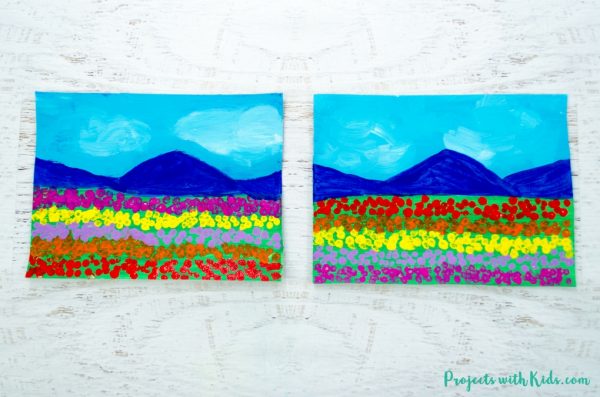 Beautiful Chalk Pastel Tulip Art Project for Kids - Projects with Kids