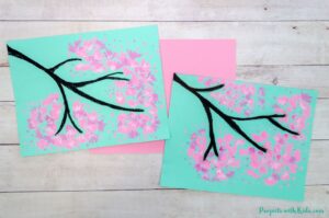 Beautiful Chalk Pastel Tulip Art Project for Kids - Projects with Kids