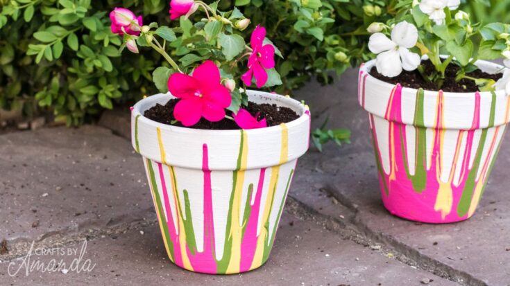 15+ Awesome Flower Pot Painting Ideas Kids can Make - Projects with Kids
