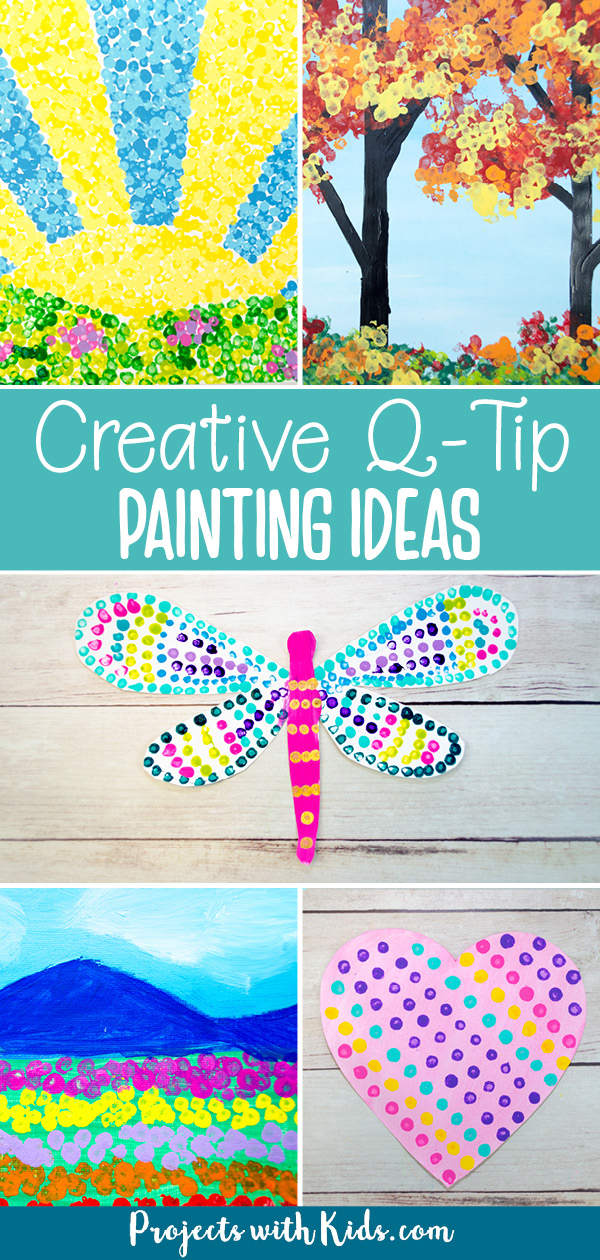 Creative Q Tip Painting Ideas Kids Will Love To Make Projects With Kids Creative Q Tip Painting Ideas Kids Will Love To Make Projects With Kids
