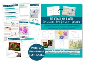 Mix & Match Printable Art Project Bundle - Projects with Kids
