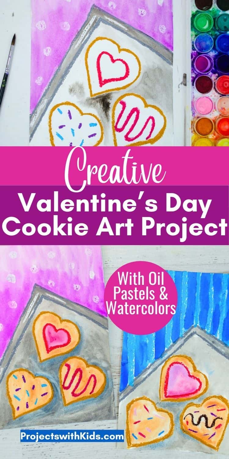 Easy Valentine’s Day Cookie Art Project for Kids - Projects with Kids