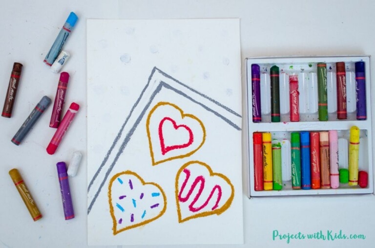 Easy Valentine’s Day Cookie Art Project for Kids - Projects with Kids