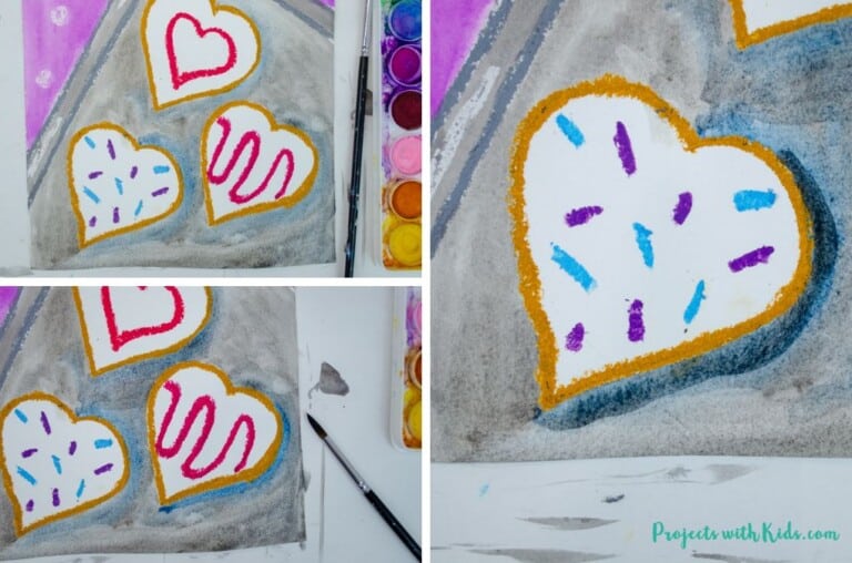 Easy Valentine’s Day Cookie Art Project for Kids - Projects with Kids