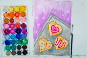 Easy Valentine’s Day Cookie Art Project for Kids - Projects with Kids